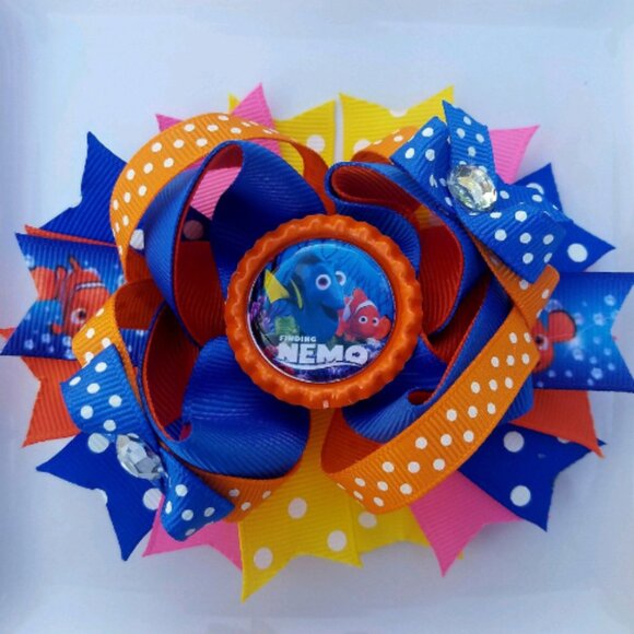 Handmade | Accessories | Finding Nemo Dory Pixar Pink Blue Orange ...